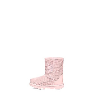 UGG Unisex-Child Classic Ii Gel Hearts Boot, Pink, 2 Little Kid