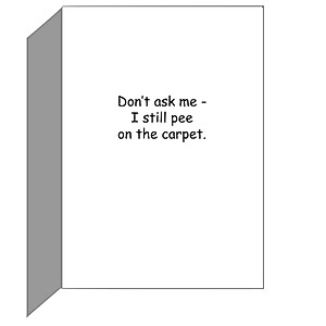 CafePress Jack Russell Birthday Cards Folded Greeting Card Glossy