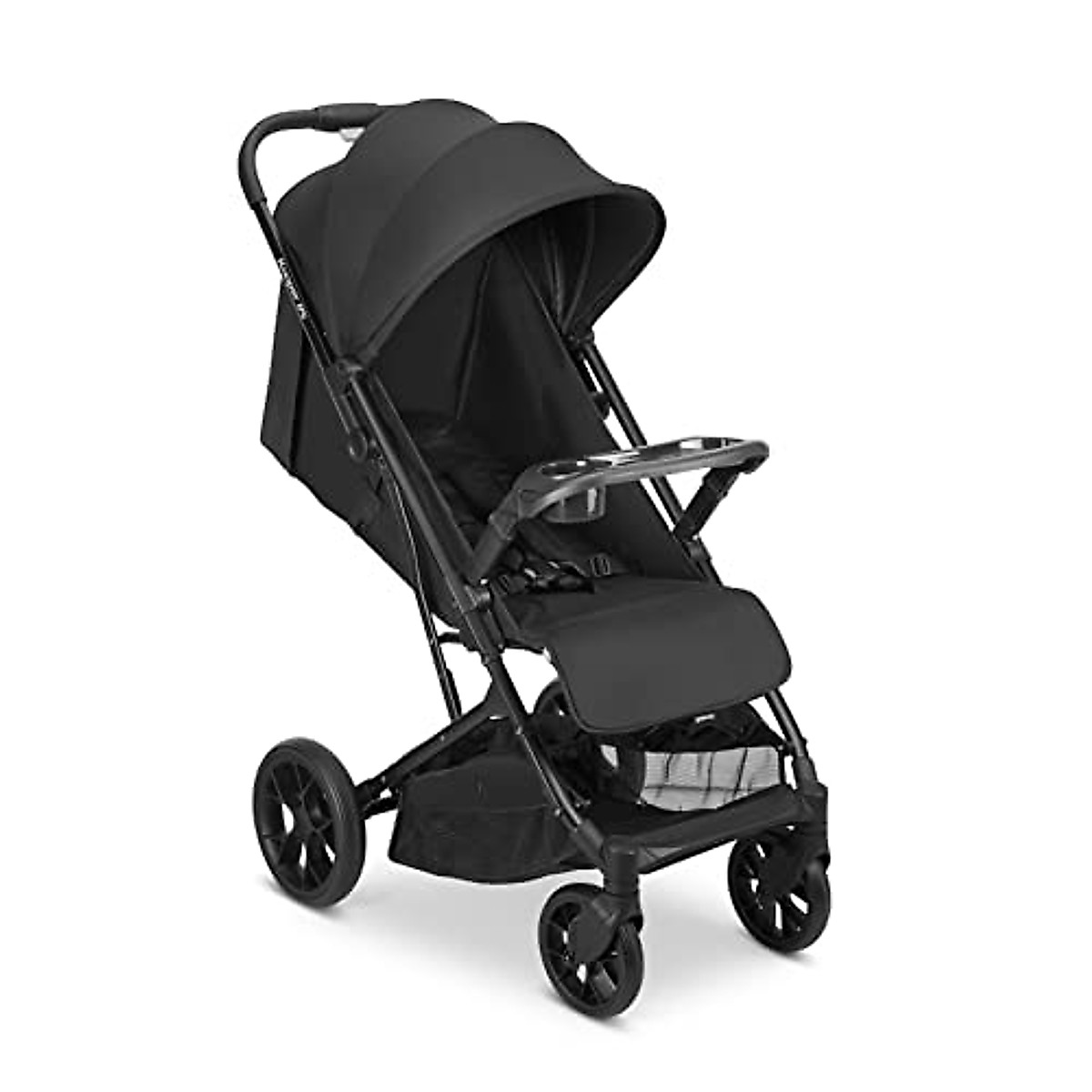 Joovy Kooper RS Single Stroller with Snack Tray, Lightweight Travel Stroller, Black