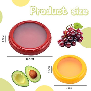 CTOBU Silicone Fruit Storage Box,fruit storage containers for fridge，Fruit And Vegetable Anti-Oxidation Storage Box,food storage containers，Silicone Fruit and Vegetable Storage Containers． (green)