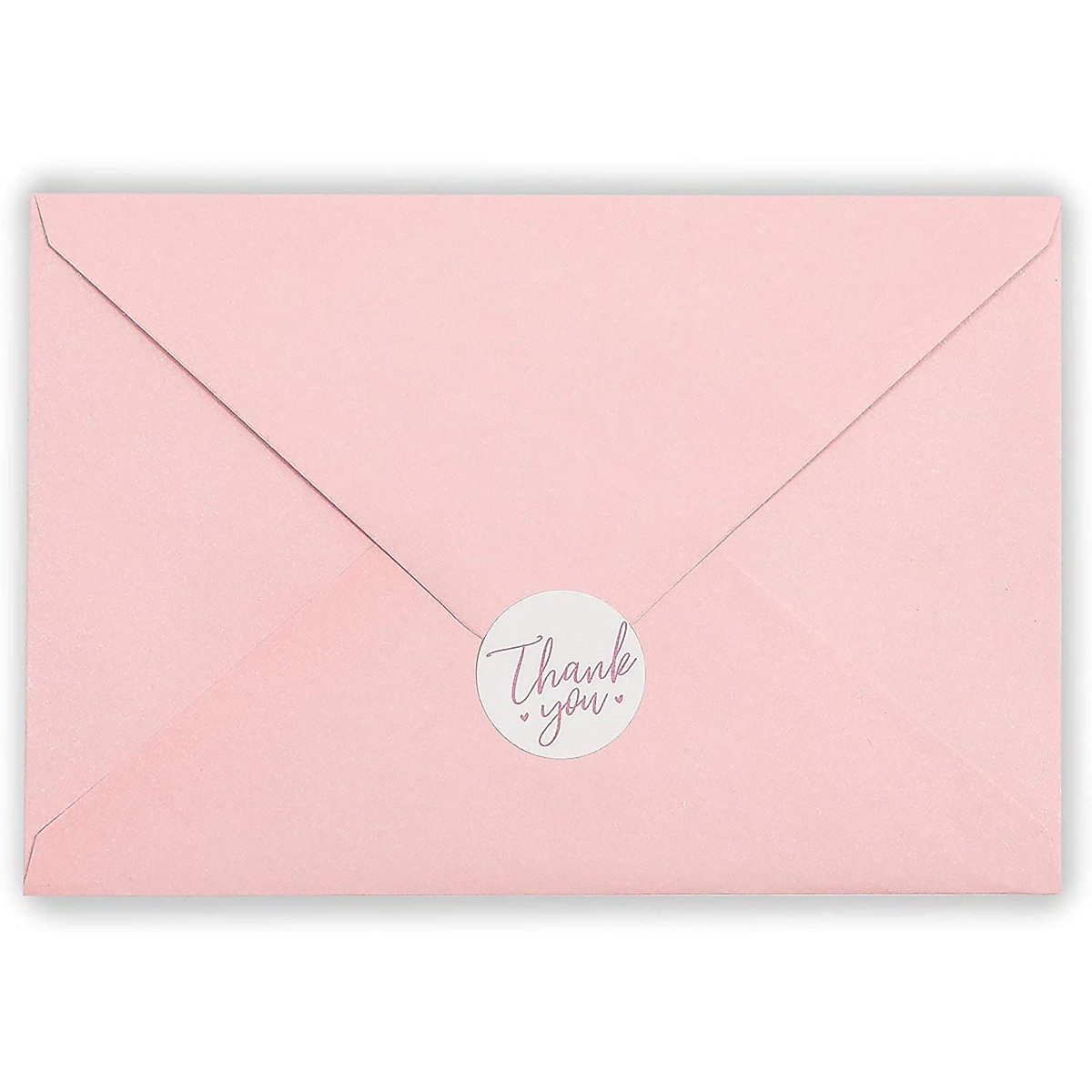 Pipilo Press 60 Pack Girl Baby Shower Thank You Cards with Envelopes and Stickers for Gender Reveal Parties (6 x 4 In)