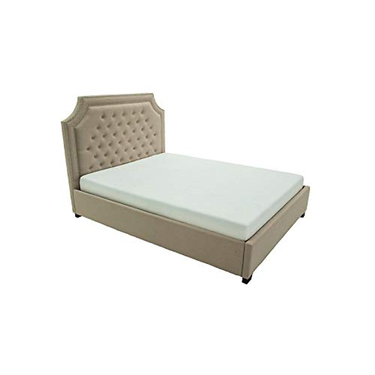 Irvine Home Collection 1500 Bed Mattress Conventional, King, White