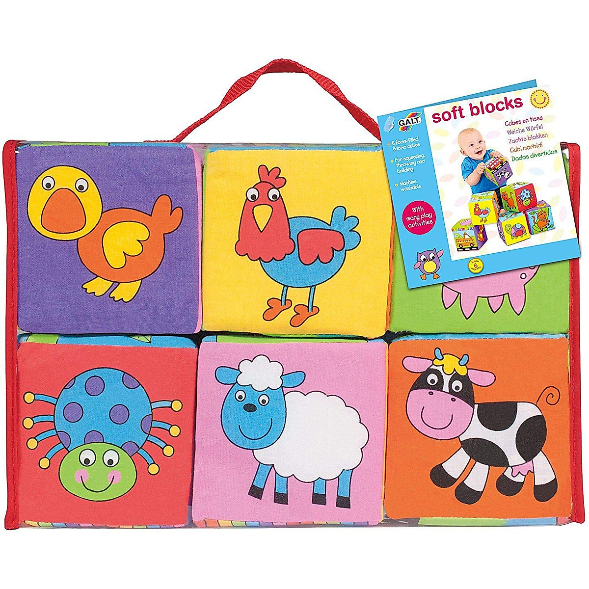 Galt Toys Soft Blocks (Set of 6)