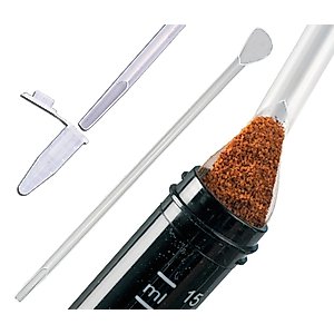 LevGo® 17221 Standard smartSpatula® Disposable Multipurpose Laboratory Spatula, PP, 210 x 7 mm (300 spatulas per Pack). Look for The V at The Neck.