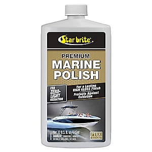 Star brite Premium Marine Polish with PTEF - Boat Wax That Seals & Protects Gel Coat with a High Gloss Finish