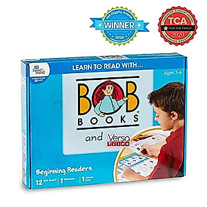 hand2mind Learn to Read With BOB Books & VersaTiles Beginning Readers Set, Early Reader Books, Phonemic Awareness Workbook, Preschool Activity Books, Educational Books for Toddlers, Science of Reading