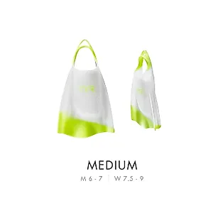 TYR Hydroblade Swim Training Fins, Clear, X-Large