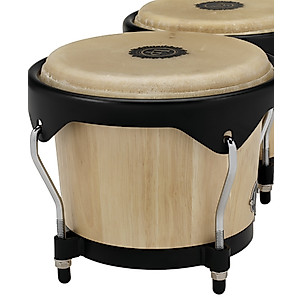 Latin Percussion LP601NY-AW LP City Wood Bongos - Natural 7-inch