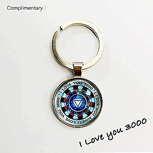 Lonyiabbi 1:1 Arc Reactor MK1 Model LED Light Vibration Sensing Control USB Interface Finished Product Display Box Toys Gift (MK1)