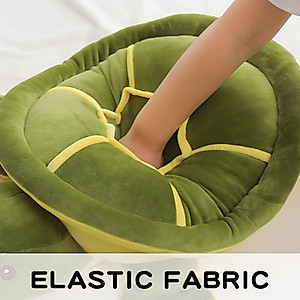 Dalmao 20 Inch Green Sea Turtle Stuffed Animals Soft Plush Toys Body Pillows Ocean Turtle Plushies, Gifts for Boys, Girls, Girlfriend, Birthday, Valentine, Christmas