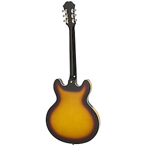 Epiphone Casino Archtop Hollowbody Electric Guitar, Vintage Sunburst