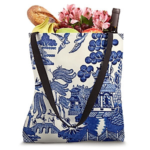 Blue Willow, Asian Pattern, chinoiserie Tote Bag