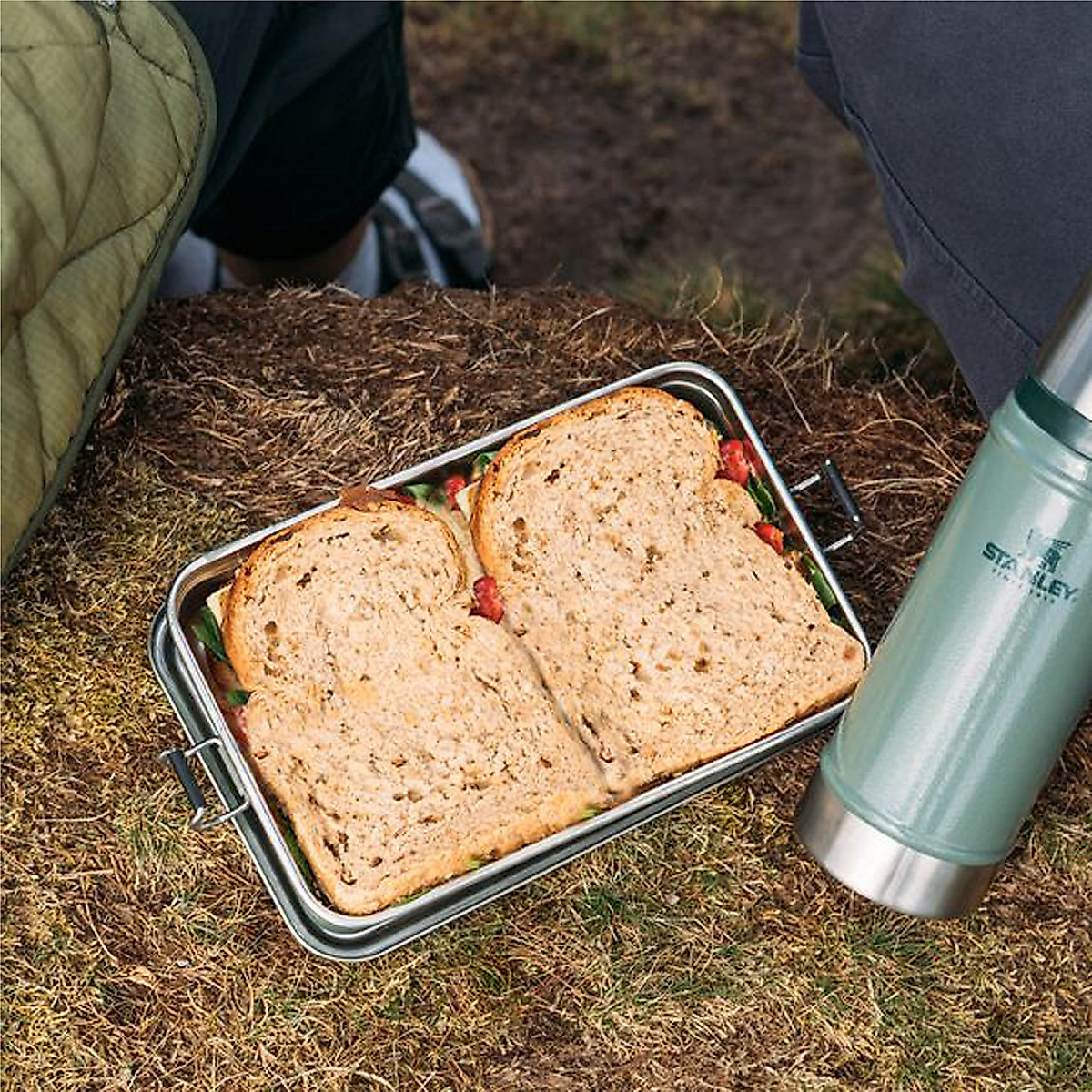 Stanley Classic The Legendary Useful Box 1.25QT Hammertone Green