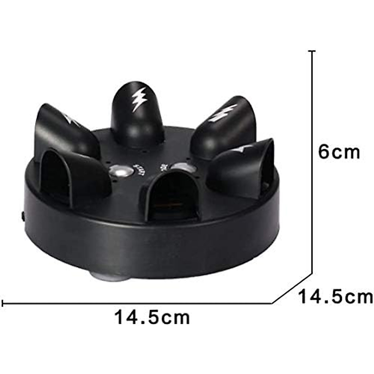 XIGUI Polygraph Electric Shock Game, Novel Truth Game, Party Game Analyzer, Gift for Adults & Kids, 6 Player Supported, Battery Powered