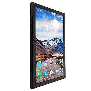 HEEPDD 10.1 Inch Tablet Keyboard 2 in 1 Tablet PC 5G WiFi 100-240V Octa Core CPU 128GB Expandable 4G LTE for Work (US Plug)