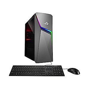 ASUS ROG Strix G10DK Gaming Desktop PC, AMD Ryzen 7 3700X, GeForce GTX 1660 Ti, 16GB DDR4 RAM, 512GB PCIe SSD, Wi-Fi 5, Windows 10 Home, G10DK-AB764