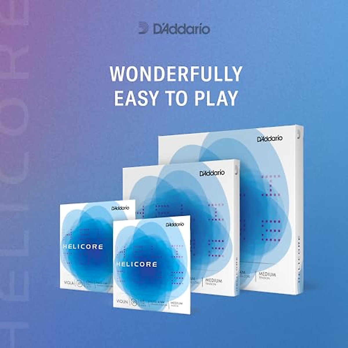 D'Addario Orchestral - Helicore 4/4 Size Violin String - Aluminum Wound E String - H311W 4/4M - E String Only - Medium Tension