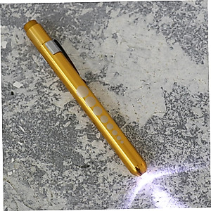 Mobestech Accessories Pen Torch Cases Cute Medical Rechargeable Pen Light LED Pen Props Yellow
