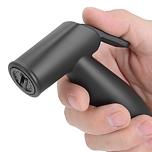 Fdit Handheld Bidet Toilet Sprayer Premium Bidet Sprayer for Toilet Household Bathroom Toilet ABS Bidet Sprayer Head Nozzle Matte Black