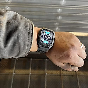 Carbinox Vesta Smart Watch Rugged Fitness Tracker IP69K Waterproof Compatible with Android and iOS Phone Heart Rate Sport Modes