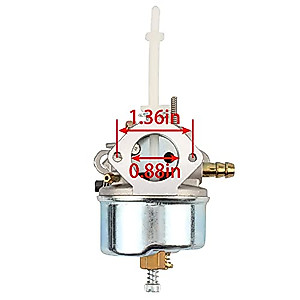 partszen 632371 632379 Carburetor for Tecumseh H50 HSK50 H60 HSK60 H70 HSK70 for Toro 38510 38513 38063 38065 38062 38050 38040 38072 38073 Snow Blower Thrower Replaces 632371A 632379A