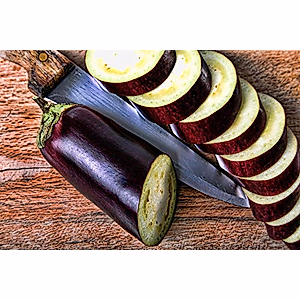 RAISE ME UP: Seeds Black Eggplant Long Pop Non GMO Heirloom