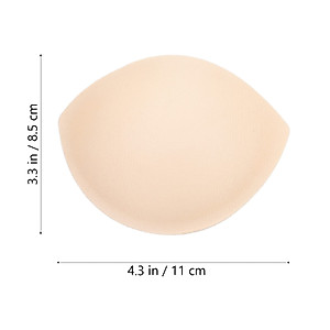 ifundom 3 Pairs Bra Pads Inserts Removable Bra Cups Inserts Breast Enhancers Bra Insert Pads for Bikini Top Swimsuit Sport Bra