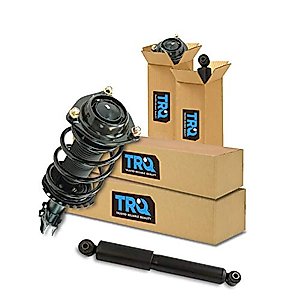 TRQ Front & Rear Loaded Complete Strut Spring Assembly Shock Left & Right 4 Piece Kit Set for 2011-2016 Hyundai Elantra Sedan