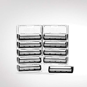 Gillette AltraPlus Mens Razor Blade Refills, 10 Count, Lubra-Soft Strip for Smoothness and Comfort