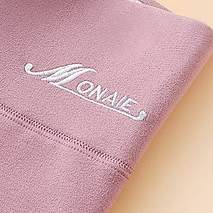 Women's Winter Warm Fleece Joggers Pants Classic Sweatpants Pull On Hiking Sweatpants(B-Pink,Medium)