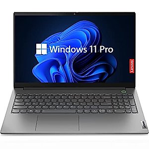 Lenovo ThinkBook 15.6" Laptop, 15.6" FHD Anti-Glare Display, AMD Ryzen 5 5500U Processor (6 Cores, 4.0GHz), Ethernet Port, Backlit Keyboard, Fingerprint Reader, Windows 11 Pro (20GB RAM | 1TB SSD)