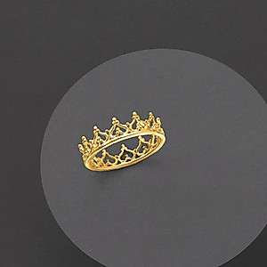 Ross-Simons 14kt Yellow Gold Royal Crown Ring. Size 8