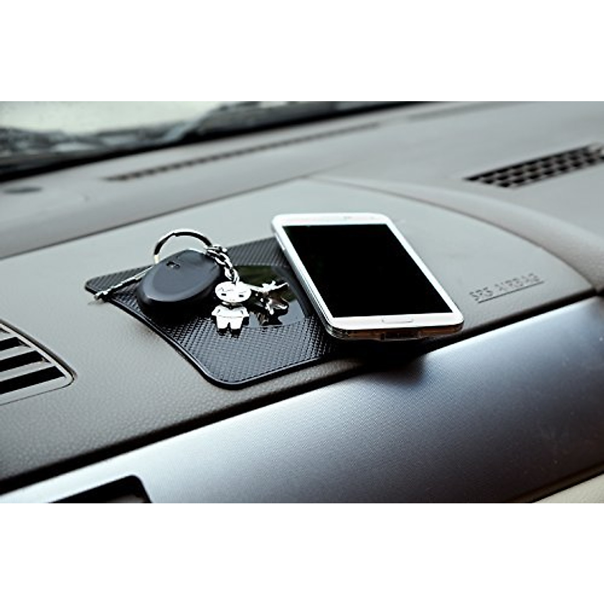 AyAsA Anti Slip Mat, Sticky, Non Slip Pads Sticky Pads/Dash Cell Phone Mount/Sticky Mat and Anti Slip Pad/Dashboard Pad/Non Slip pad for car/Car Dash Accessories - Sticky Gel Pads Dashboard