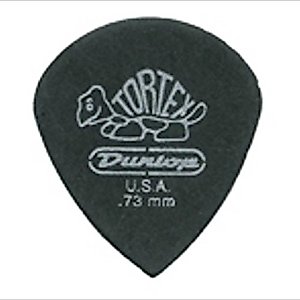 Dunlop Dunlop Tortex Pitch Black Jazz Guitar Picks .73mm - 12 Pack (482P.73)