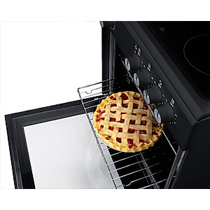 Summit 24” Electric Smooth Top Range, Large 2.44 cu.ft. oven. ADA Compliant, Black - REXT24BL(Black, 24 Inch)