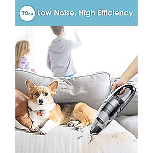 Oraimo Cordless Handheld Vacuum, Hand Held Vacuuming Cordless, Car Vacuum Cleaner Cordless, Effortlessly Clean Every Nook and Cranny, Lightweight, 3.5H Fast-Charging and Portable for Car, Home, Office