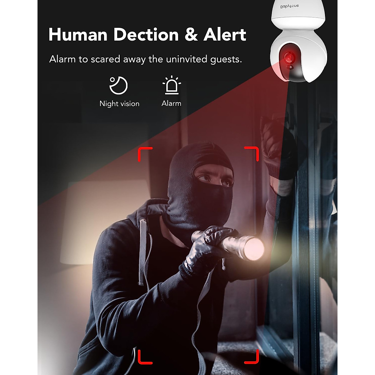 4MP Indoor Camera,2.4/5GHz WiFi Security Cameras,Wireless 5g Pet Camera with Phone App for Doggy,Cat,Puppy, Baby Monitor with Night Vision, Motion Tracking, Sound Alerts, Cloud/SD Storage,Alexa