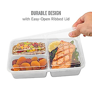 Bentgo® Prep 60-Piece Meal Prep Kit - 1, 2, & 3-Compartment Containers with Custom Fit Lids - Microwaveable, Durable, Reusable, BPA-Free, Freezer & Dishwasher Safe Storage Containers (Gleam Metallics)