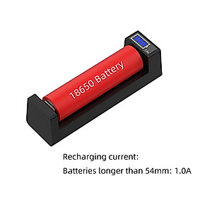 Weltool BC4 USB Battery Charger Universal for Li-ion Battery Portable Charger for Travelling, Compatible with 18650 18350 Rechargeable Battery