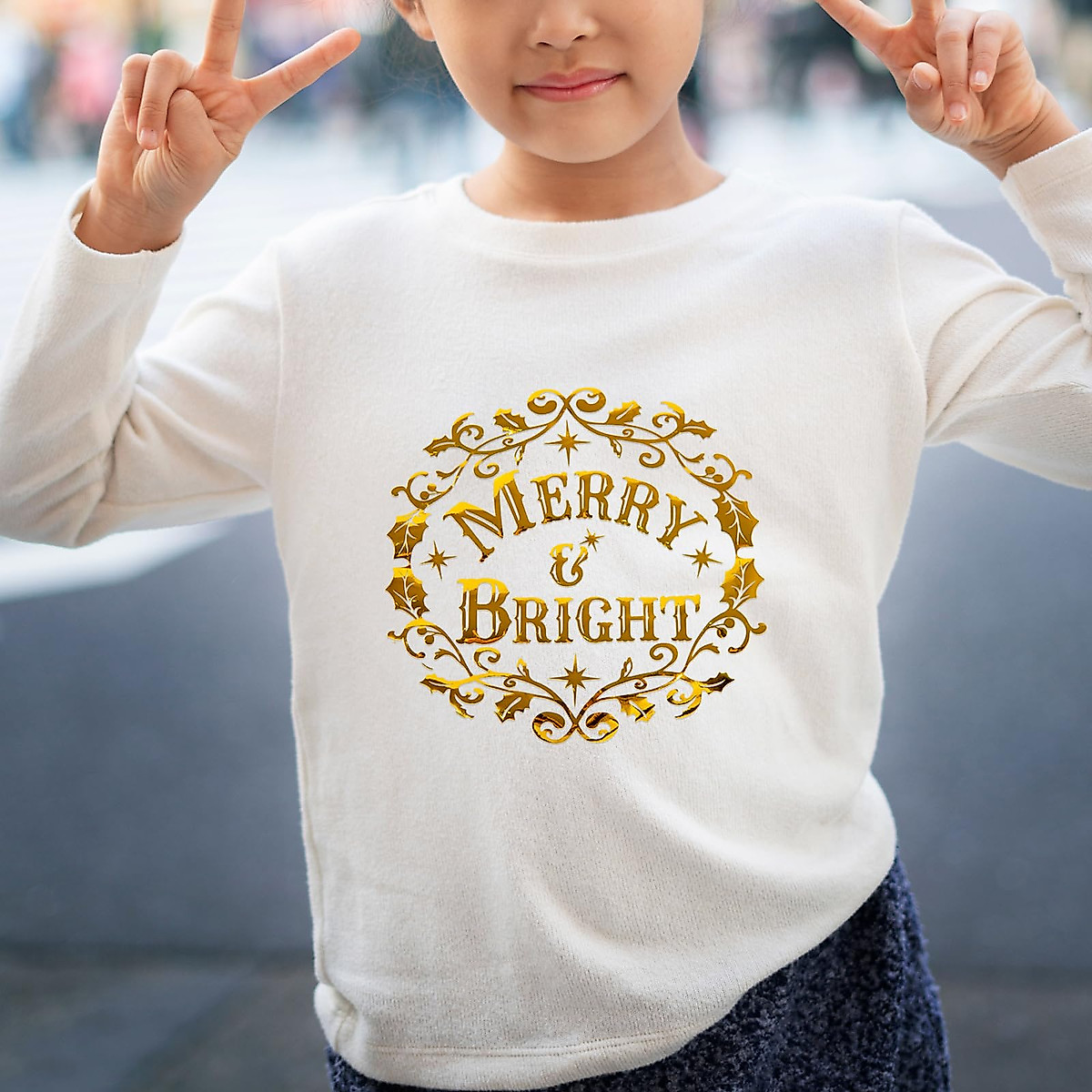 Gatichetta Heat Transfer Vinyl Roll, Metallic Foil Gold Iron On Vinyl 12" X 6ft Chrome HTV Vinyl for Garments