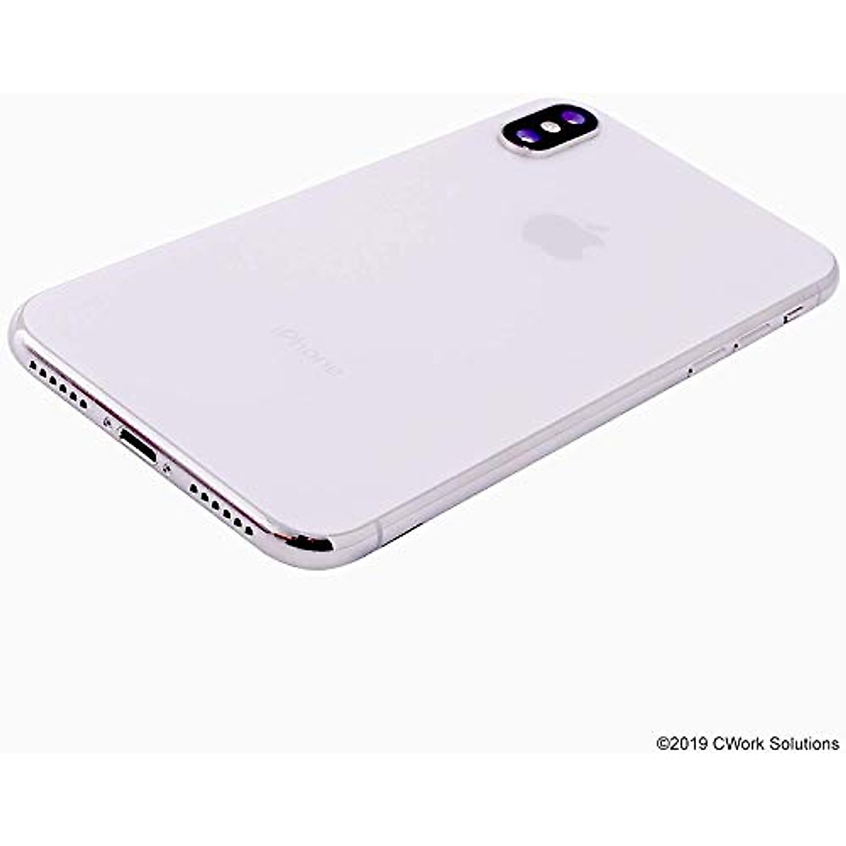 Apple iPhone X, 64GB, Silver - For GSM (Renewed)