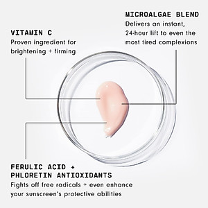 Versed Auto-Save Advanced Restoring Face Serum - Natural Microalgae Firms and Lifts Skin - Powerful Antioxidant Vitamin C Skin Serum to Restore and Protect From Free Radical Damage - Vegan (1 fl oz)