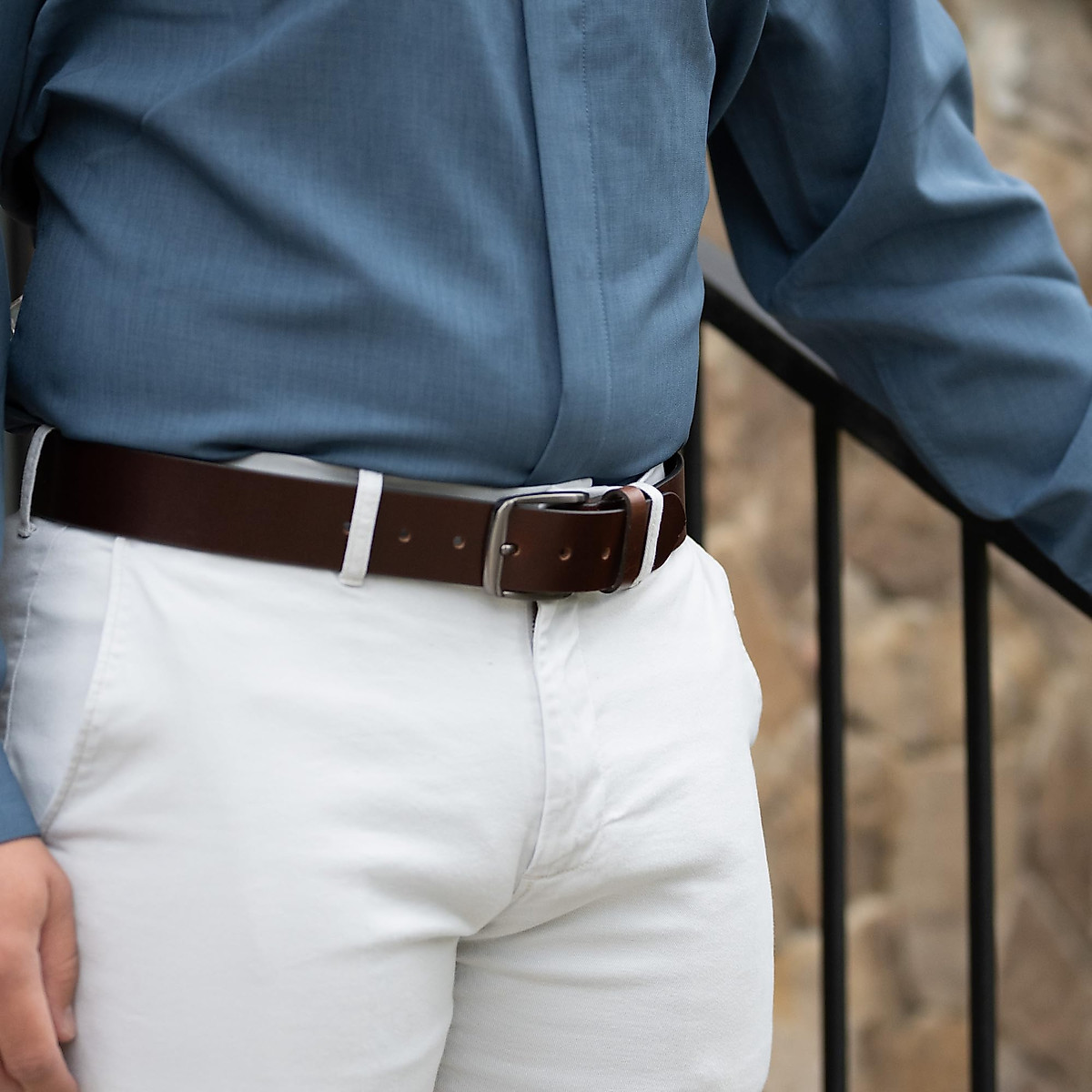 Nickel Zero Millennial Brown Belt (32")