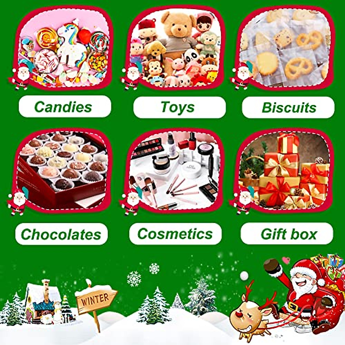 YQL Buffalo Plaid Drawstring Bags, 9Pcs Soft Flannel Christmas Gift Bags Assorted Sizes Christmas Fabric Bags Reusable Christmas Gift Bags for Christmas Package Birthday Holiday Party(Red&Black)