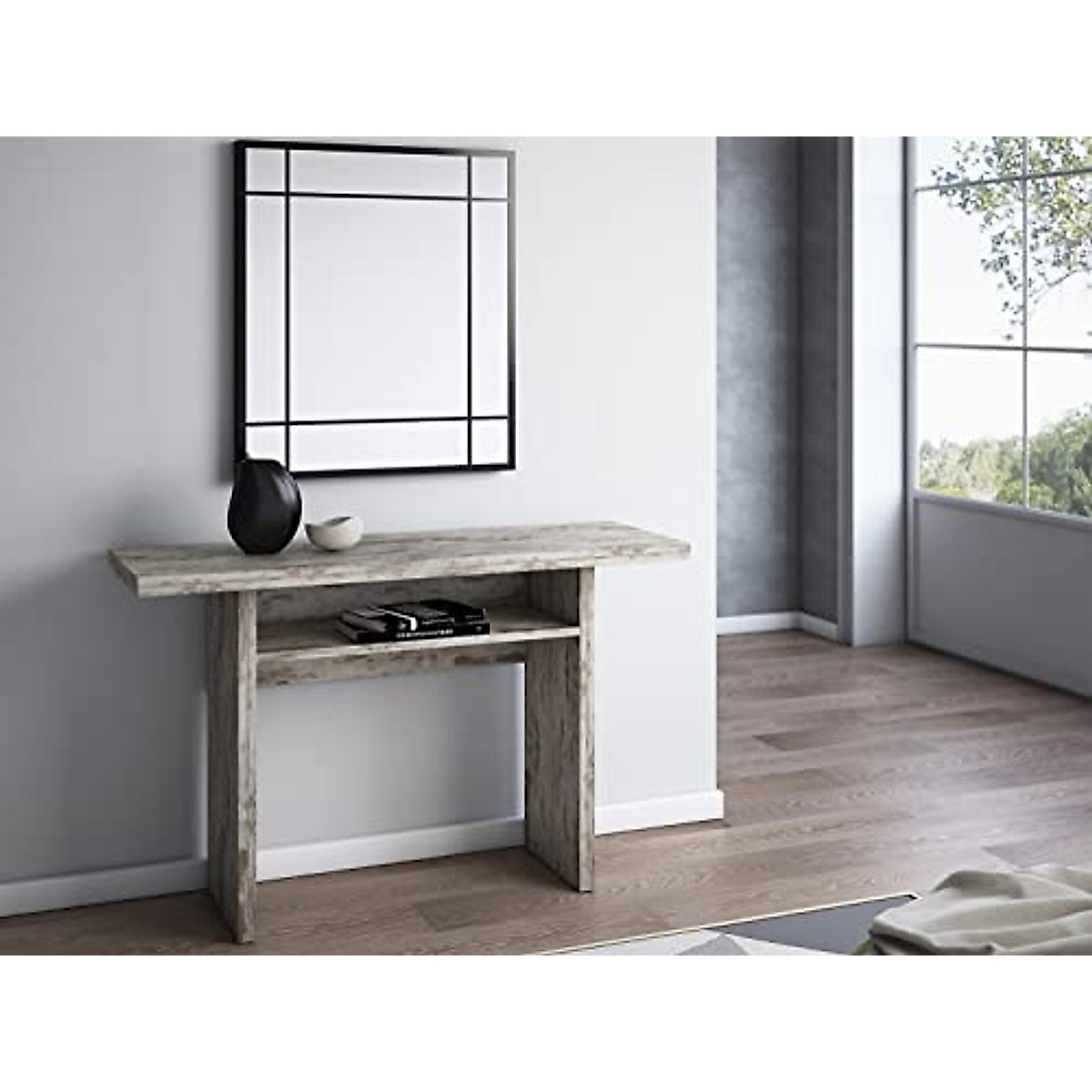 Casabianca Furniture RITZ Vintage White Wash Extendable Console/Dining Table by Talenti Casa,