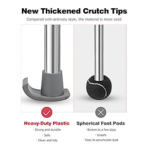 Walker Ski Glides, 2-Pack Universal Skis for Walkers for Seniors Replacement Glide Caps Heavy Duty Walker Assist Accessories