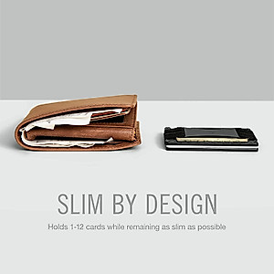 The Ridge Wallets for Men - Slim Minimalist Wallet For Men, Front Pocket, RFID - Card Holder Wallet - Titanium