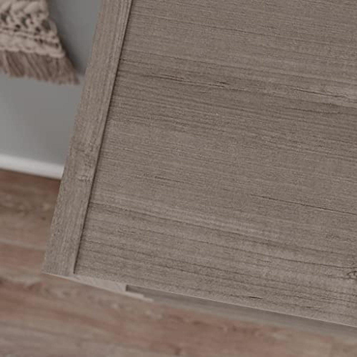 Sauder Beginnings 5-Shelf Bookcase, Silver Sycamore Finish