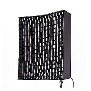 Falcon Eyes RX-24TDX 150W Roll-Flex LED Light with Honeycomb Grid Softbox Bi-Color Dimmable 3000K-5600K Light Compatible with DMX 512 Bulit in 9 Scene Effect Mode (24TDX with RX-24TDXSBHC)