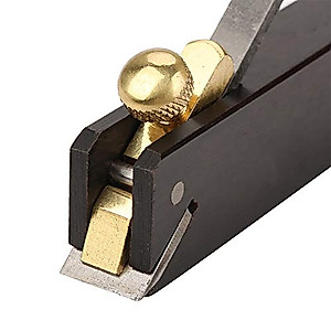 Hand planer, Woodworking Plane, Portable Mini High Speed Steel and Ebony DIY Cable Line Woodworking Plane Carpenter Wood Cutting Tool, Plane Wood Plane Woodworking Plane Plane Tool Wood Cutting T